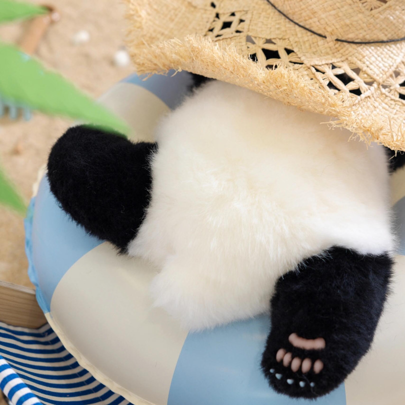 Realistic Meng Lan Panda Plush | Handmade 3-Months Lifelike Panda Plush