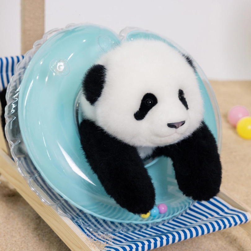 Realistic Meng Lan Panda Plush | Handmade 3-Months Lifelike Panda Plush