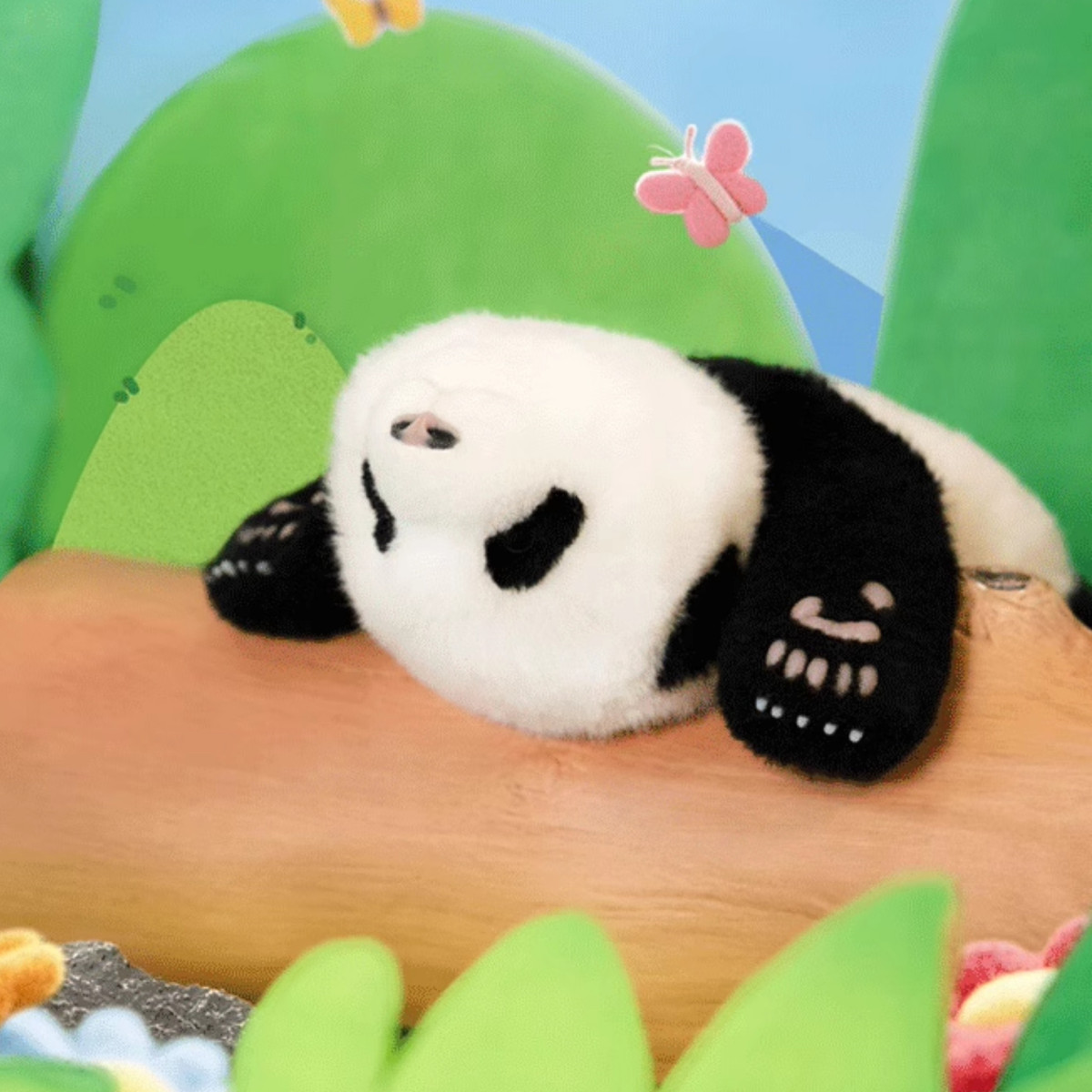 1.5-Month-Old Meng Lan Panda Plush Handmade Lifelike Stuffed Panda